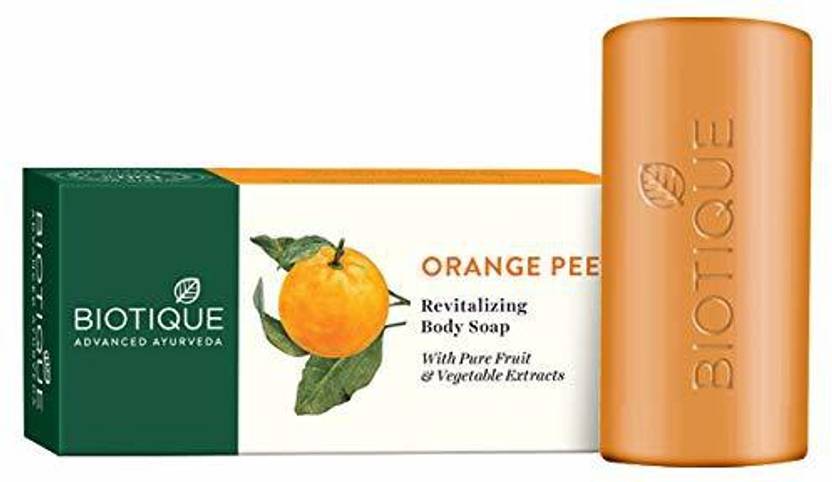 BIOTIQUE Bio Orange Peel Revitalizing Body Soap, 150g - Price in India ...