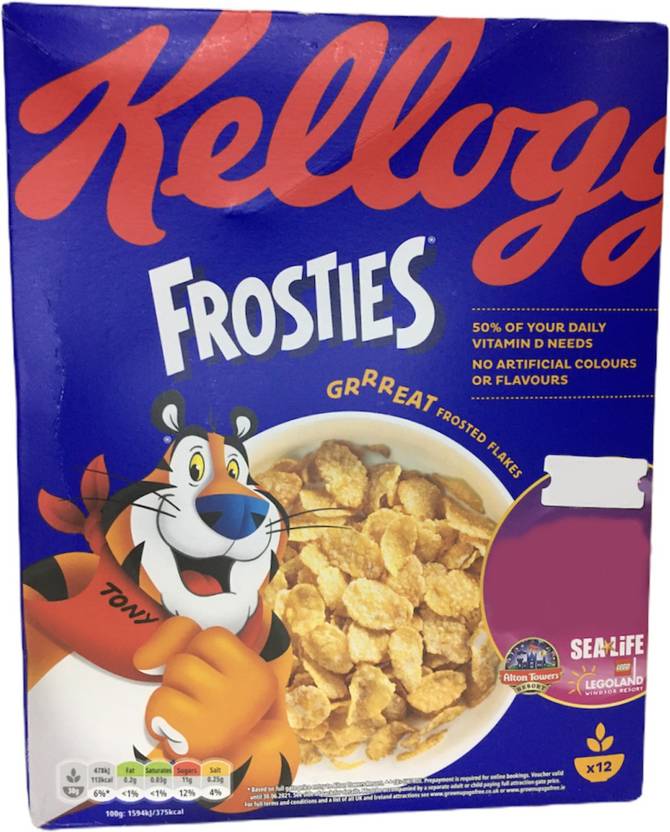 Kellogg's Frosties Sugar Frosted Corn Flakes Breakfast Cereal Box Price in India - Buy Kellogg's ...