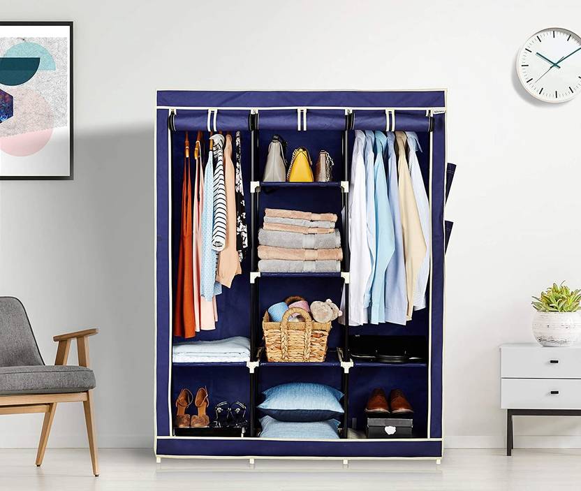 INSIDE STYLE Carbon Steel Collapsible Wardrobe Price in India - Buy ...