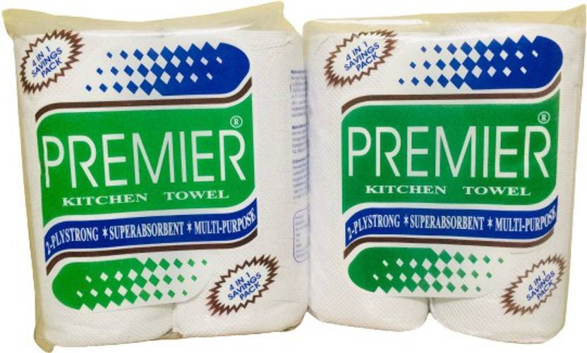 Premier Premier_Tissue Kitchen Towel Paper 480 tissues 8 Rolls - Price ...