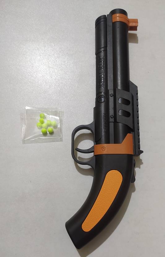 JMD Enterprises Mangal Pandey Super Power Toy Gun (Black & Brown) Guns ...