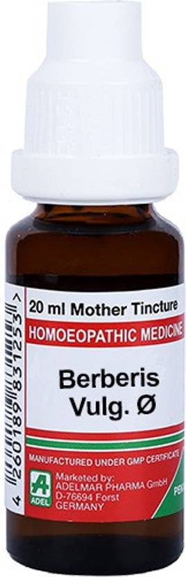 ADEL Berberis Vulgaris Q Mother Tincture Price in India - Buy ADEL ...