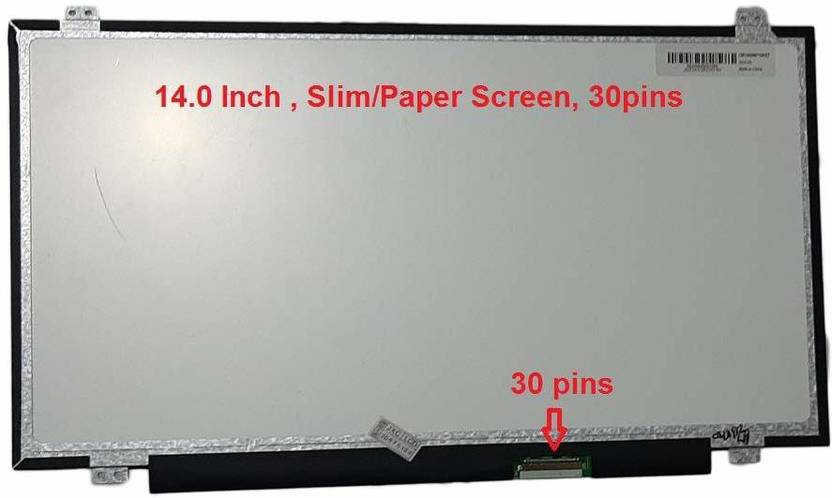 Tulsi Slim Paper LED Screen Panel for Laptop (14", 30 PIN) LED 14 inch ...