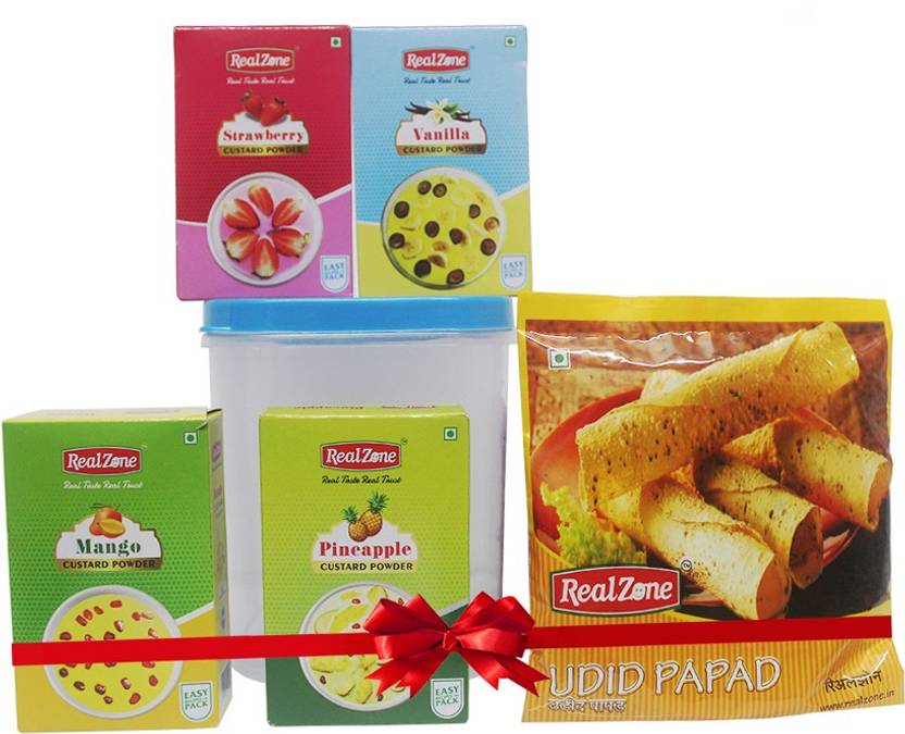 Realzone Custard Powder Mix , Udid Papad Combo Combo Price in India ...