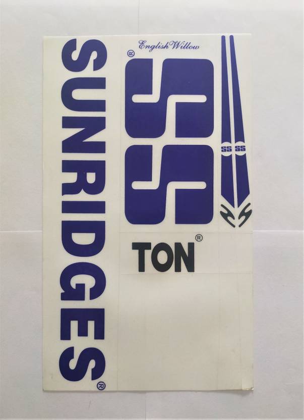 sunridges SS TON E.W. Metallic MSP Cricket Bat Sticker// Self Adhesive ...