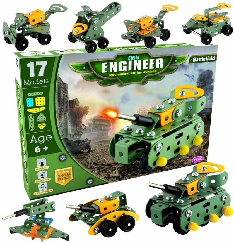 KORBOX Toys Little Engineer Mechanical Kit for Juniors - Build Your Own ...