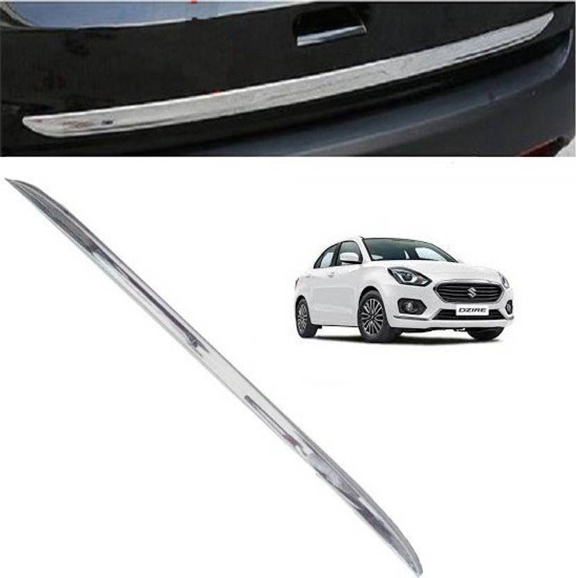 After cars Chrome Dicky Garnish Patti 0080 Chrome Maruti Swift Dzire ...