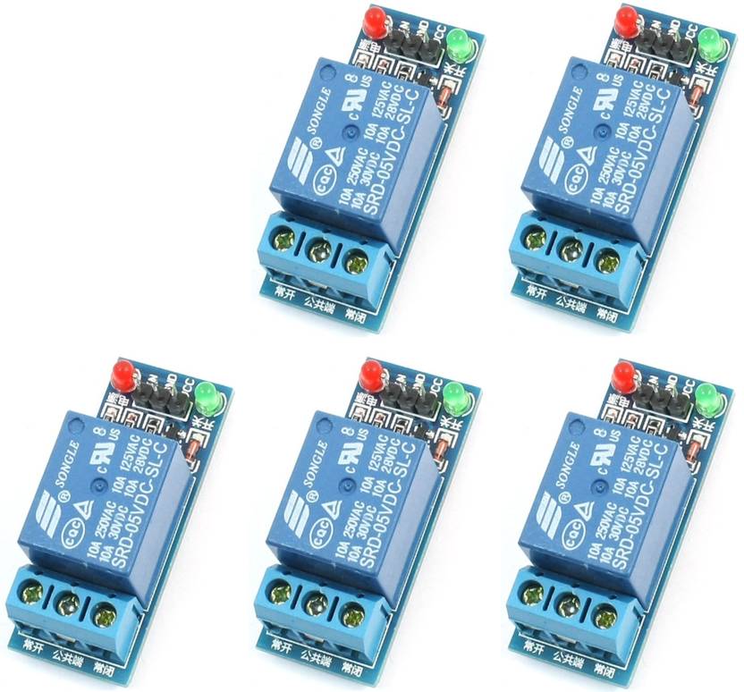 Robotronics 5V One Channel Relay Module Relay Switch with OPTO ...
