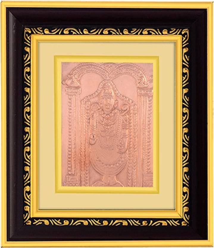 Pray Everyday Tirupati Balaji Copper Photoframe | Tirupati Balaji Frame ...