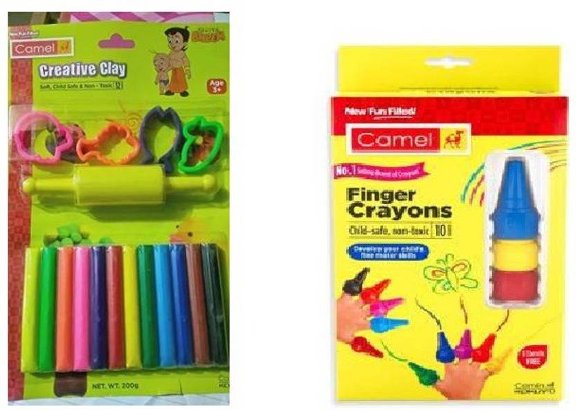 Camlin creative clay & finger creative clay pack of 2 Art Clay Price in ...