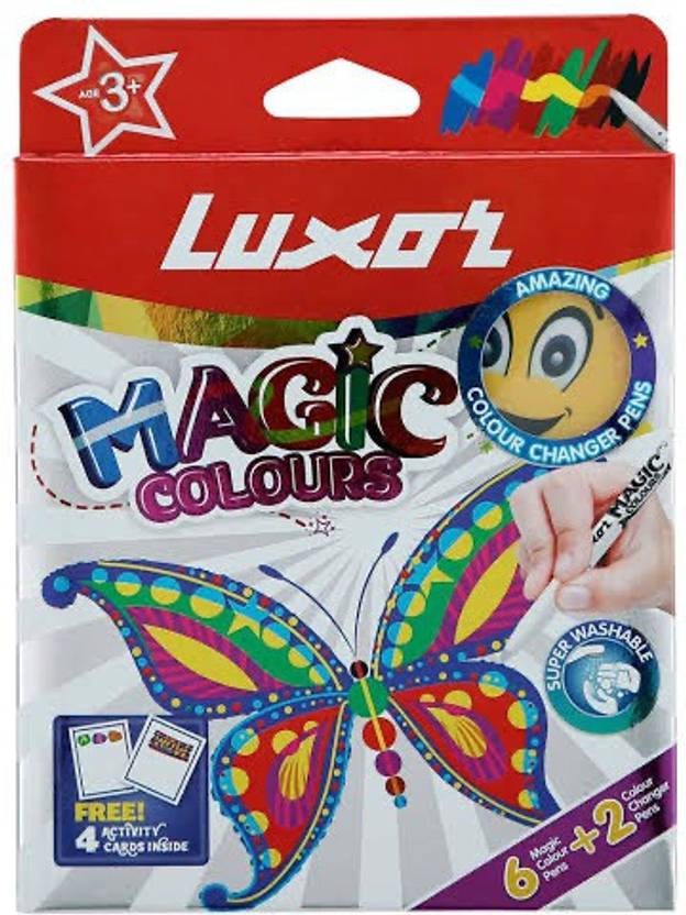 Flipkart.com | LUXOR Luxor magic pens Thick nib with 2 magic colour Nib ...
