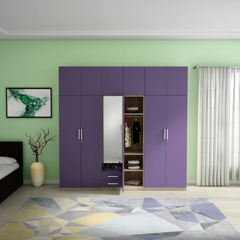 Godrej Interio Engineered Wood 2 Door Wardrobe Price in India - Buy ...