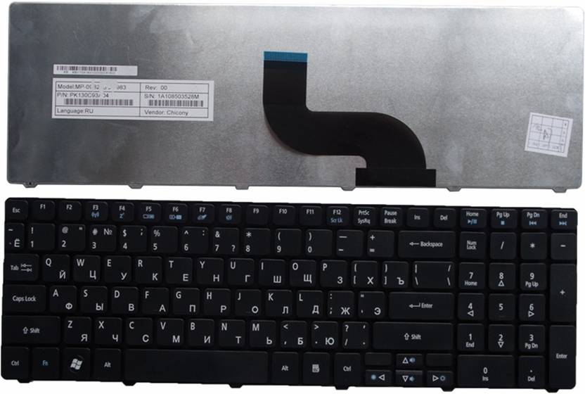 TECHGEAR Replacement Keyboard For EMACHINES E732 E732Z G730G G730Z ...
