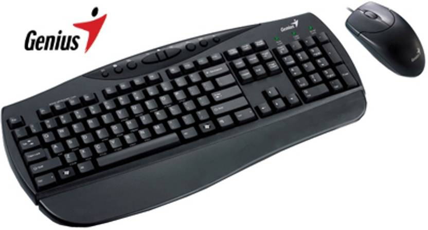 Genius Kbc 210 Ps2 Keyboard And Mouse Combo Genius