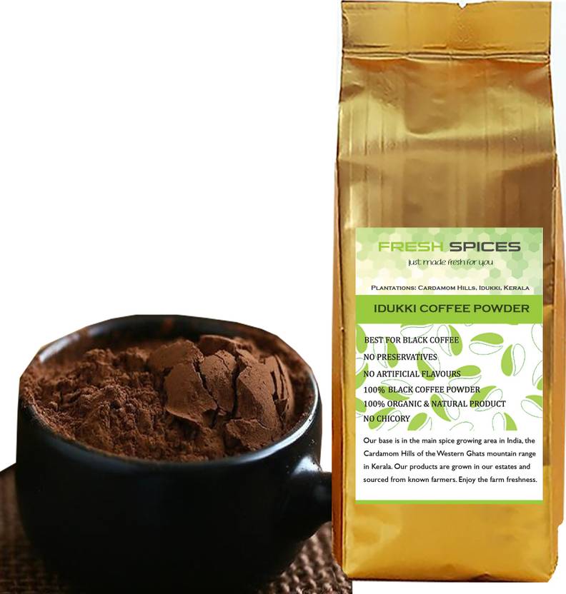 Fresh Spices Idukki Black Coffee Powder from Kerala Roast & Ground ...
