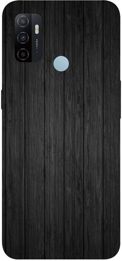 Everything. Back Cover for Oppo A53 ( Black Layers Canwas Design Print ...