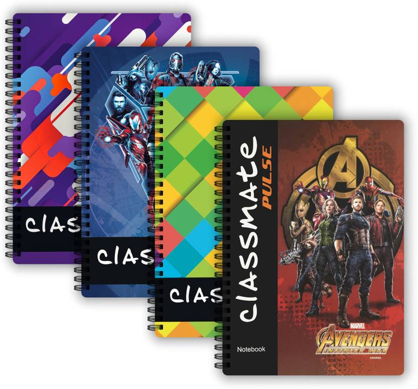 Classmate Pulse 1 Subject (267 X 203 mm) Spiral Regular Notebook Single ...