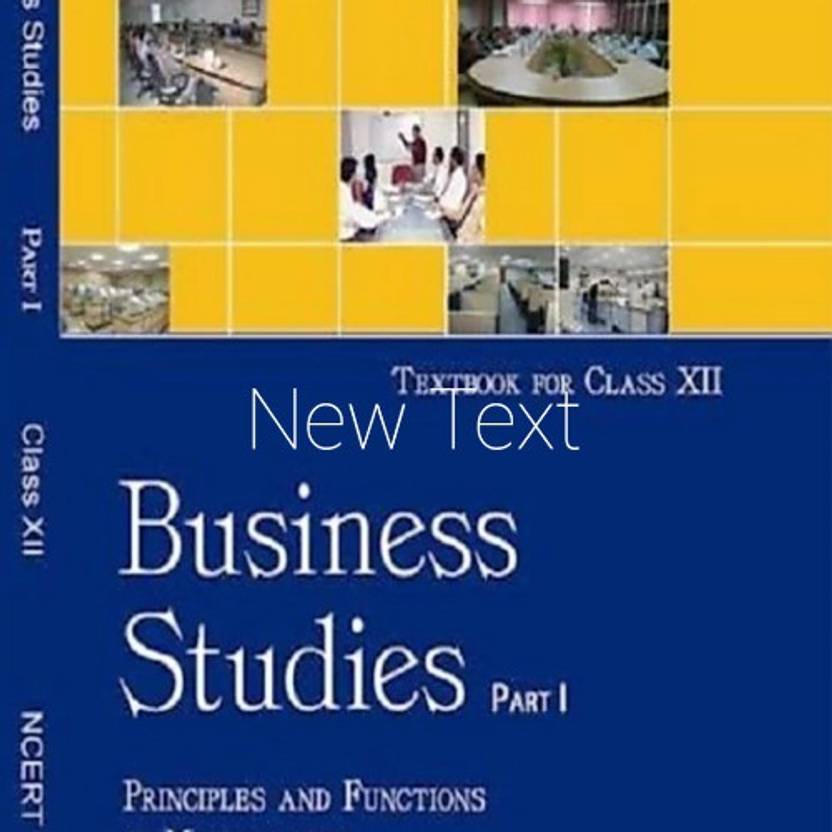 Business Studies New Book For Class 12 Part-1: Buy Business Studies New ...