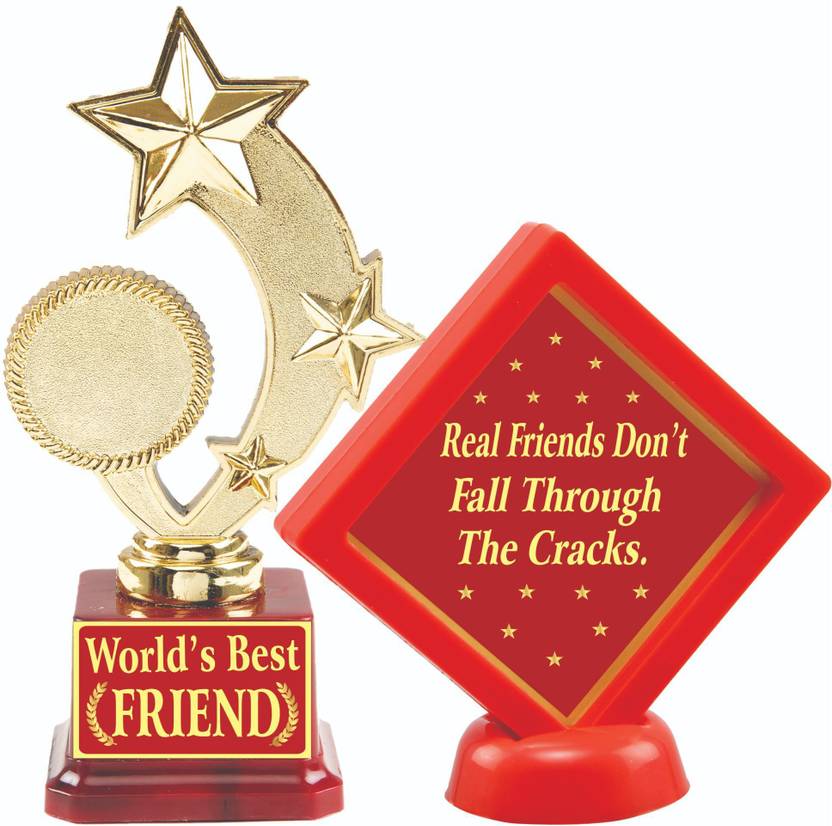 AARK INDIA Friend Birthday/Anniversary/Friendship Day Gift Trophy With ...