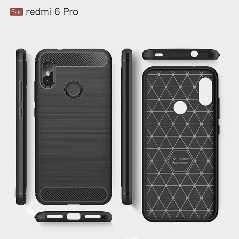 ClickAway Back Cover for Xiaomi Redmi 6 Pro |Rugged Brushed Hybrid|TPU ...