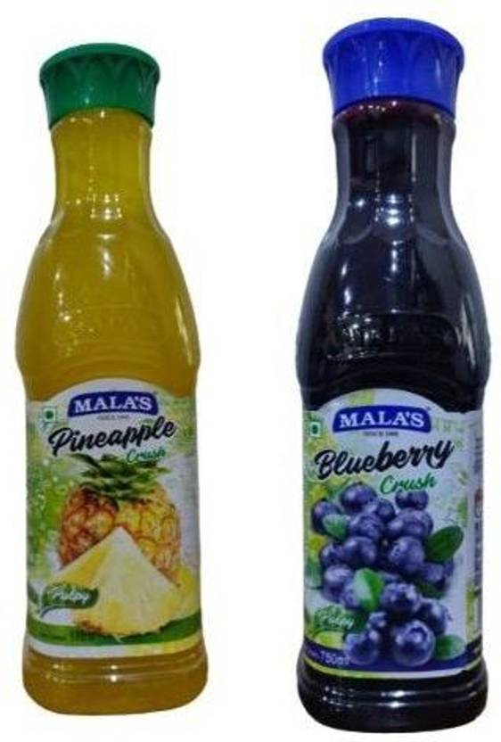 mala's Blueberry crush & Pineapple crush Price in India - Buy mala's ...