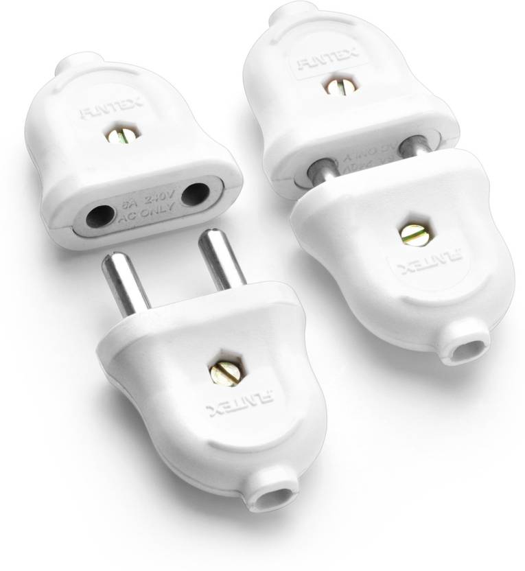 Antex EON MALE FEMALE 2 Pin Plug Polycarbonate 2 Pin Male/Female Plug ...