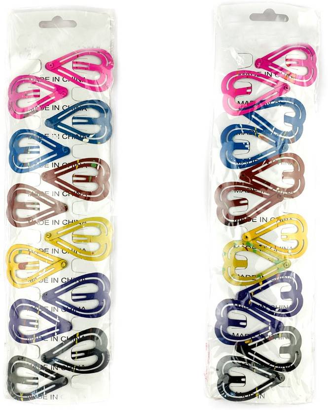 AVMART Set Of 2 Hair Accessories Black TIK Tac Hair Clips for Women ...