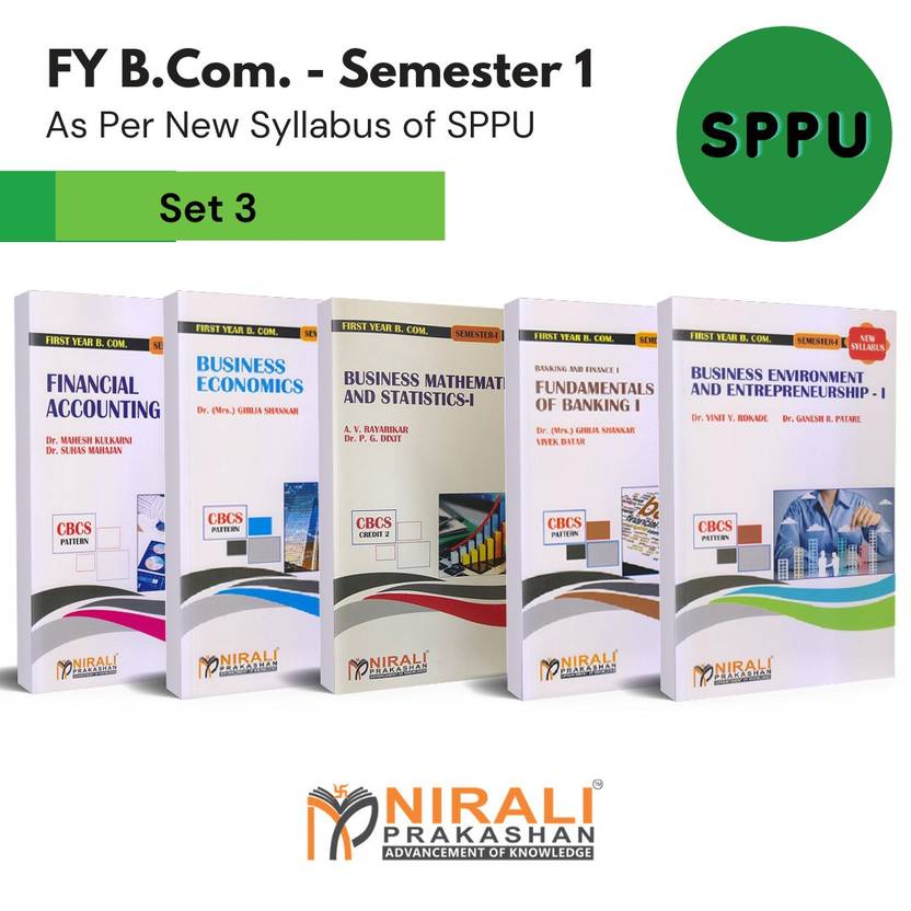 Set Of 5 Books B Com First Year FY Semester 1 SPPU Pune set-of-5-books-b-com-first-year-fy-semester-1-sppu-pune