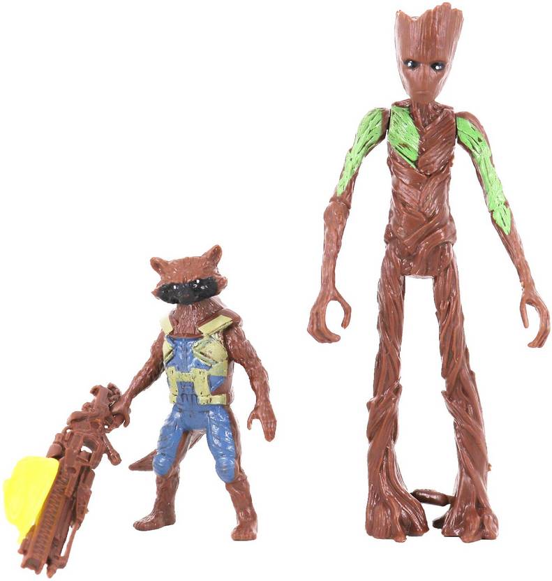 Aseenaa Action Roket & Grout Comic/movie Super Hero | Marvel Legendary ...