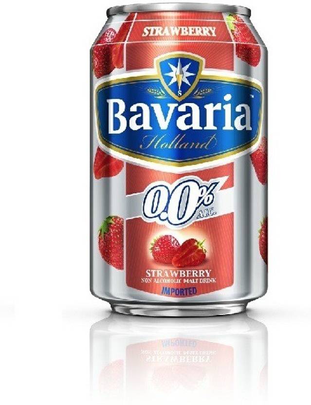 Bavaria Strawberry Non Alcoholic Malt Beer Drink 330 ml Each Pack of 24 ...