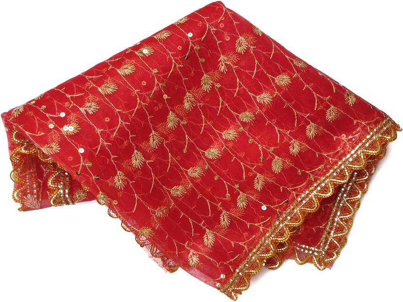 Local Charm Pooja Chunri, (RANDOM DESIGN) Laxmi Maa Chunari, Mata rani ...