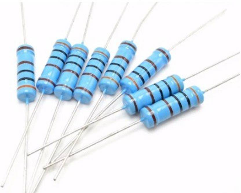 EMERGING TECHNOLOGIES 100 PCS 5.6OHM 0.25W METAL FILM RESISTOR 1/4W 5K6 ...