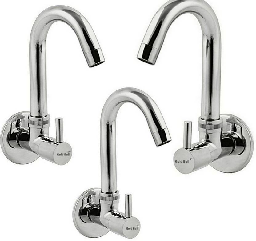 Gold Bell GYU56 FLORA SINK Cock Kitchen Tap Movable Spout Faucet Basin ...