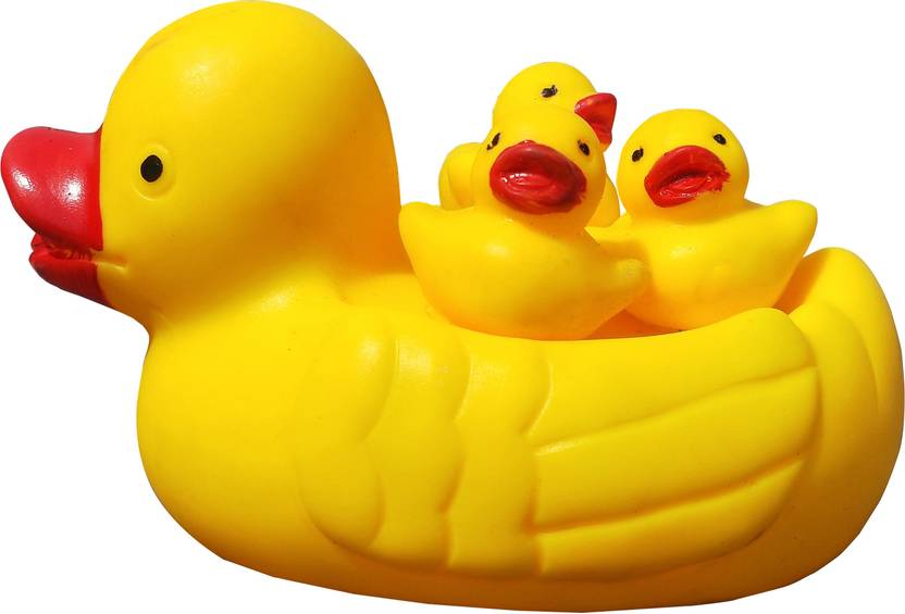 Electrobot Rubber Squeeze Duck Baby Bathing, Floating Pool Tub Toys ...
