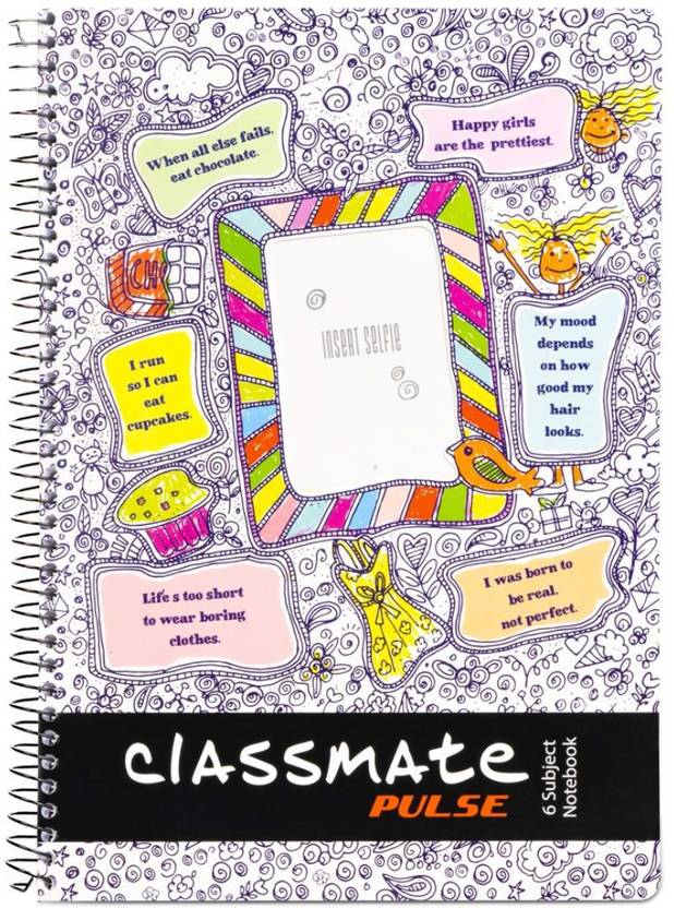 Classmate Pulse A4 Notebook Single Line 300 Pages Price in India - Buy ...
