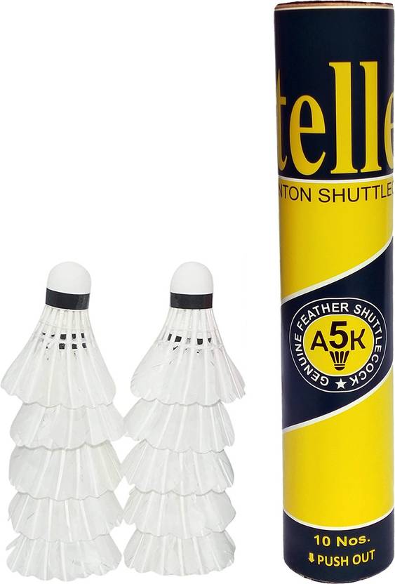 Steller Badminton Feather Shuttlecock Feather Shuttle - White - Buy ...