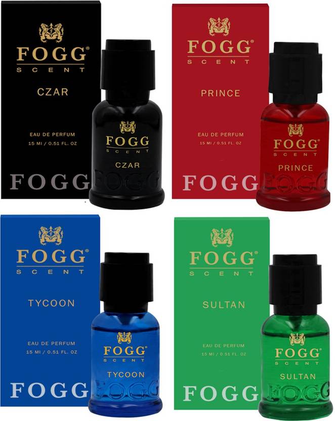 FOGG Scent CZAR, SULTAN, PRINCE & TYCOON 4N X 15ml Deodorant Spray ...