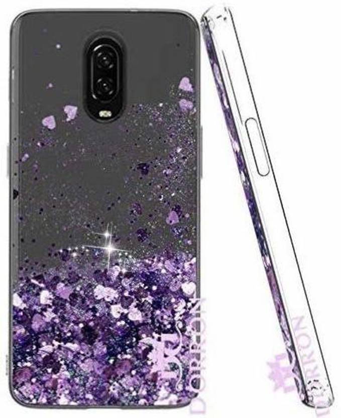 DORRON Back Cover for OPPO K3 Glitter Liquid Waterfall Love Hearts Soft ...