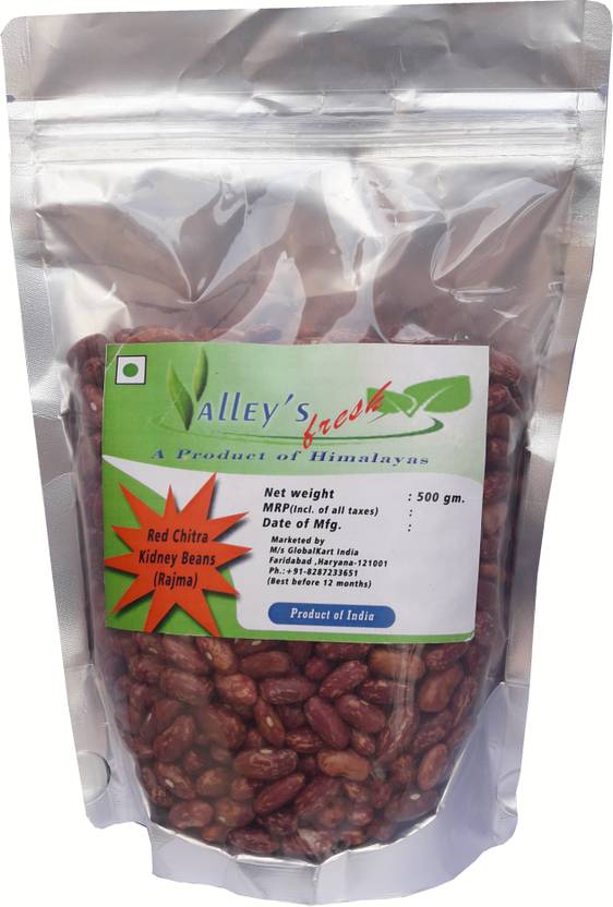 Valley's Fresh Organic Red Rajma Chithra (Whole) Price in India - Buy ...