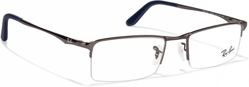 Ray-Ban Half Rim Rectangle Frame Price in India - Buy Ray-Ban Half Rim ...
