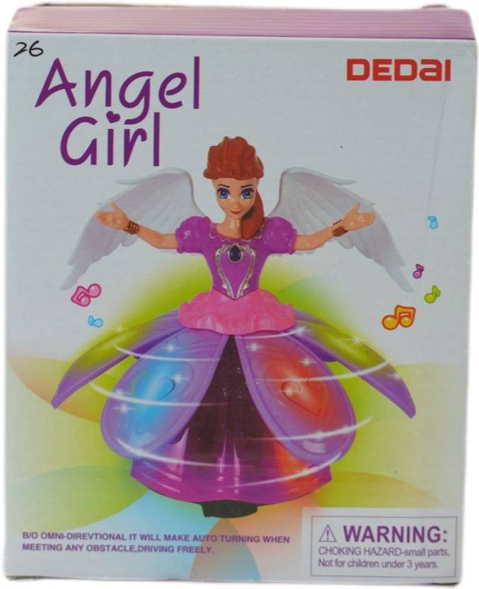 MANA BAZAAR ANGEL GIRL WITH LIGHT AND MUSIC, DANCING ROTATING MUSCIAL ...
