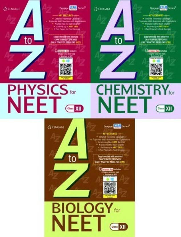 Cengage A To Z Physics , Chemistry And Biology For NEET: Class XII: Buy ...