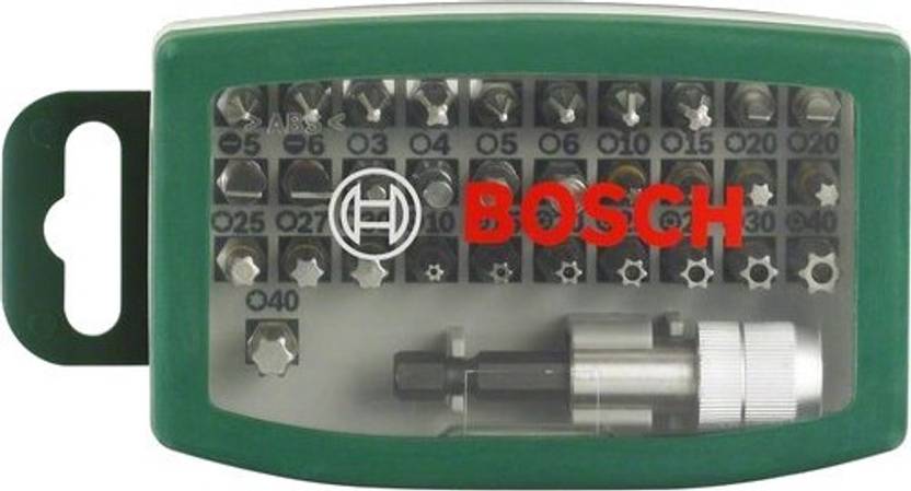 BOSCH 32 Pieces Combination Screwdriver Set Price in India - Buy BOSCH ...