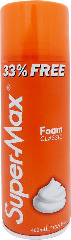 Super Max Classic Shaving Foam Price in India - Buy Super Max Classic ...
