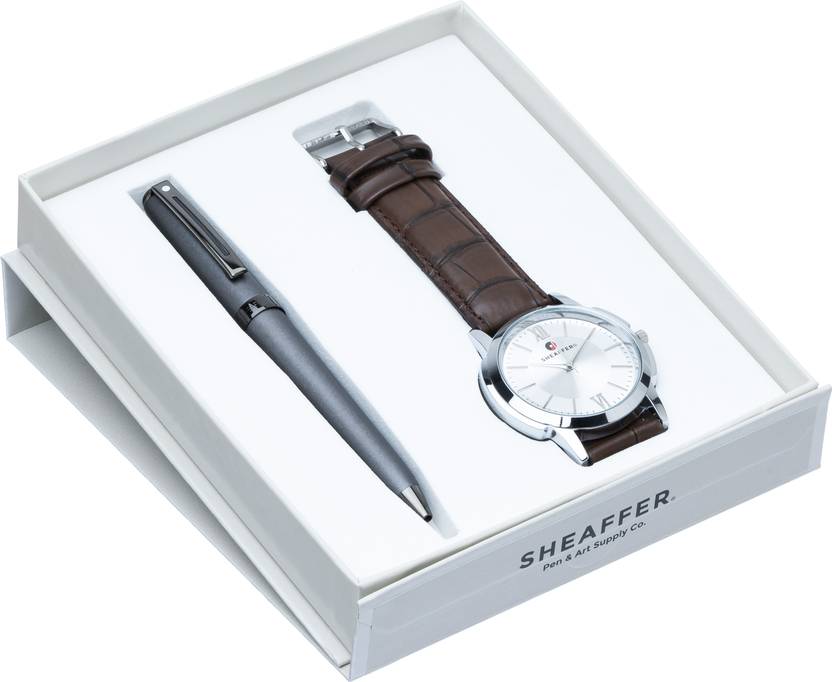 SHEAFFER Prelude 9146 With Clay Wrist Watch 2020 Gift Set Black Ink ...