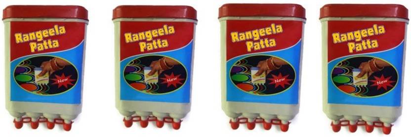 Ginima 4 Line Rangeela Patta (Pack of 4) Rangoli Stencil Price in India ...