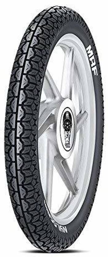 MRF NYLOGRIP PLUS 80/100-18 54P TUBELESS REAR TYRE Rear Two Wheeler Tyre Price in India - Buy ...