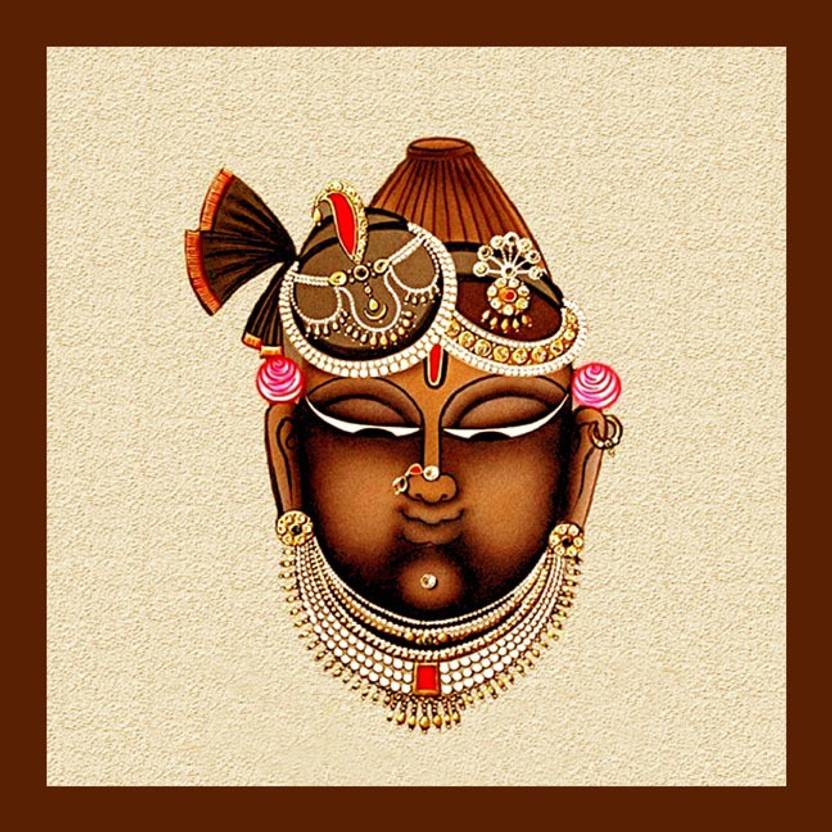Shreenath Ji Wall Photo Frame 300GSM (Size 9X9 Inch) Paper Print ...