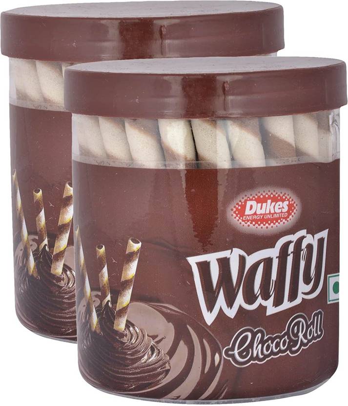 Dukes WAFFY CHOCO WAFER ROLLS 250 GRAM COMBO( 250 GRAM X 2) Wafer Rolls ...