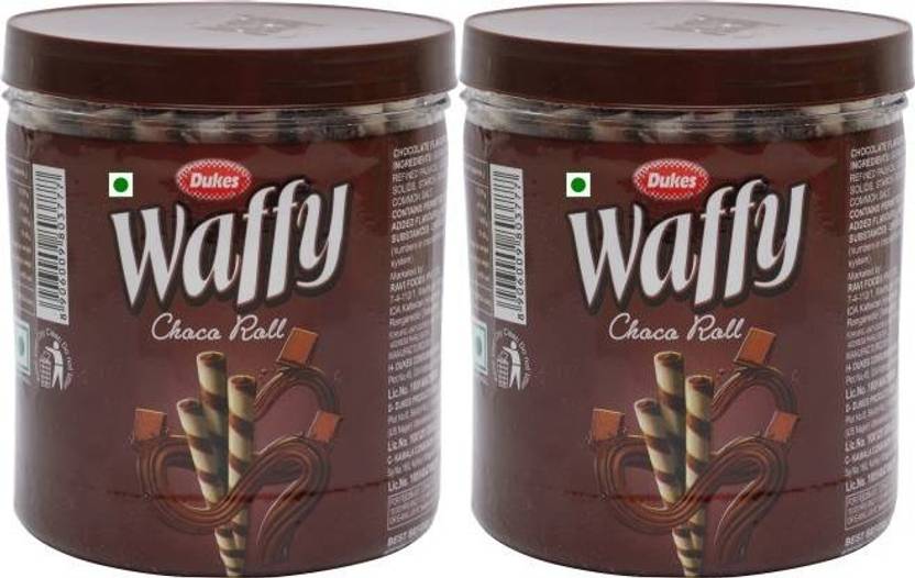 Dukes Waffy Choco Roll 250g (Pack of 2) Wafer Rolls Price in India ...